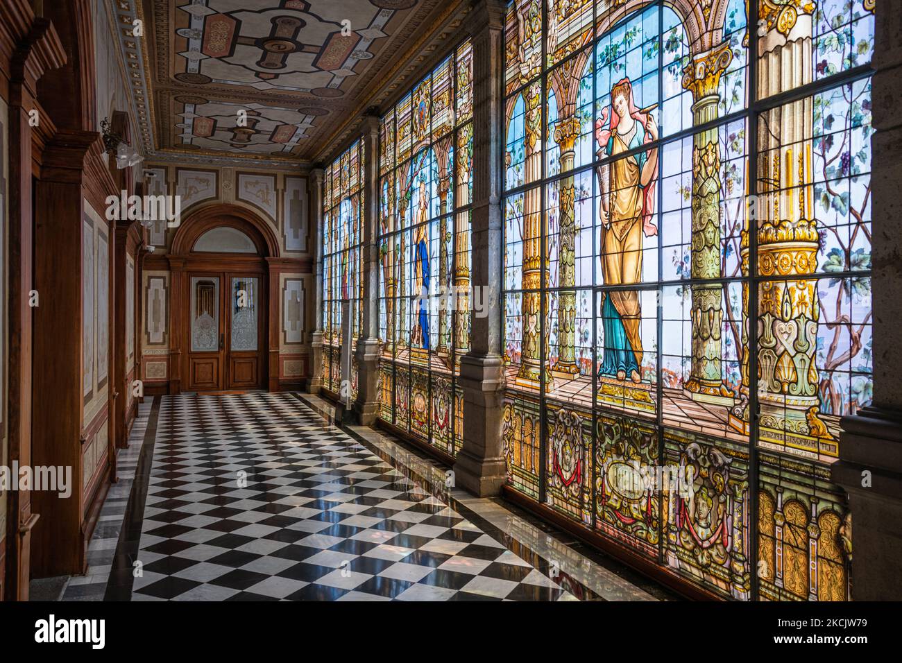 On 17 August 2021, tourists visited the Chapultepec Castle in Mexico ...