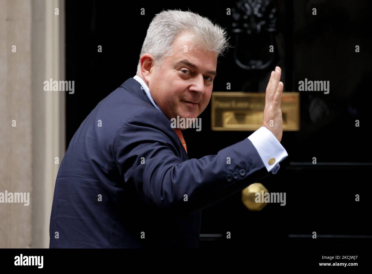British Secretary of State for Northern Ireland Brandon Lewis ...