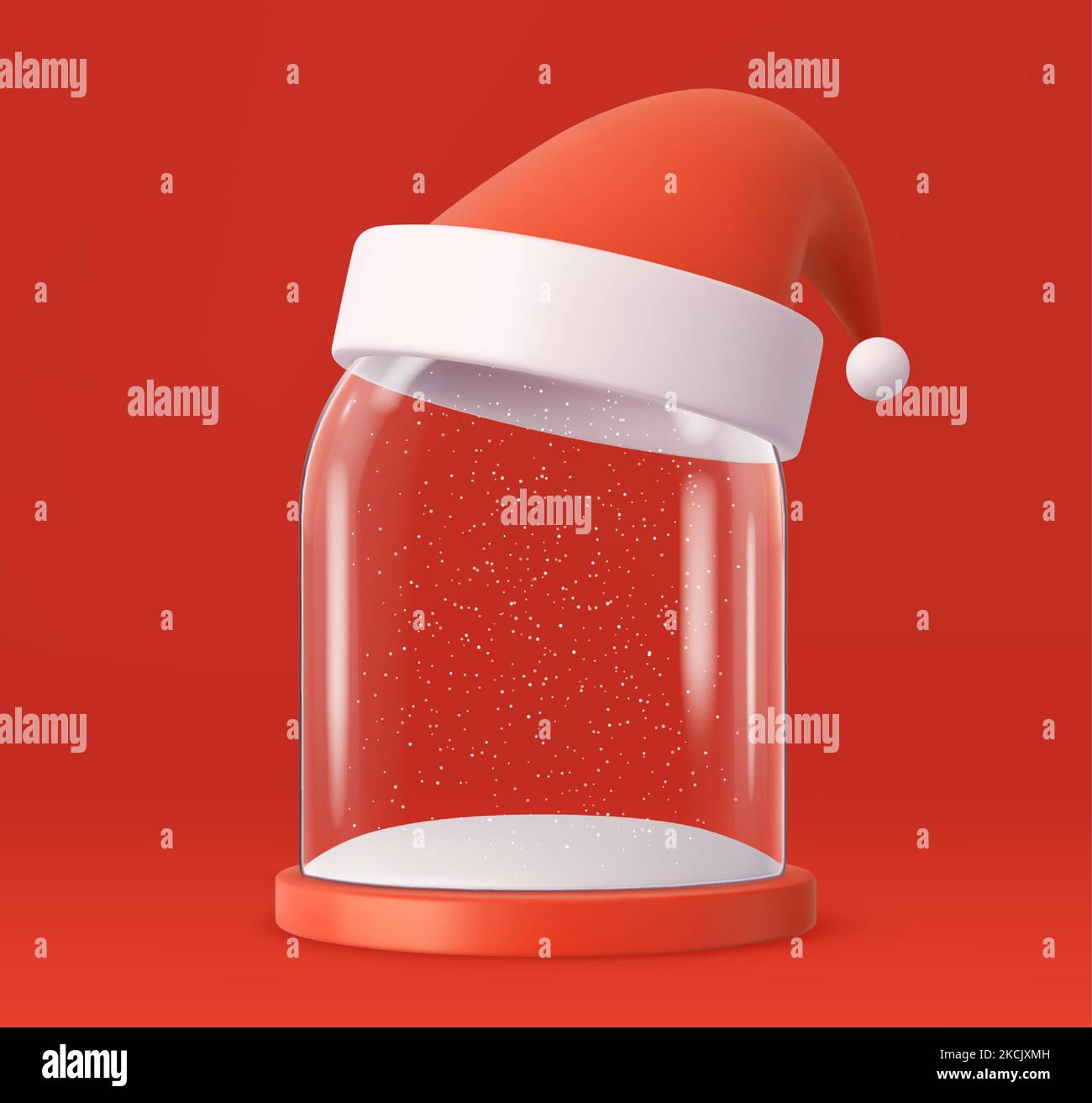 Globe santa hat Stock Vector Images - Alamy