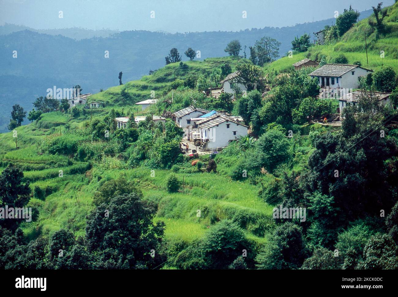 Himalayan village district Almora Stock Photo - Alamy