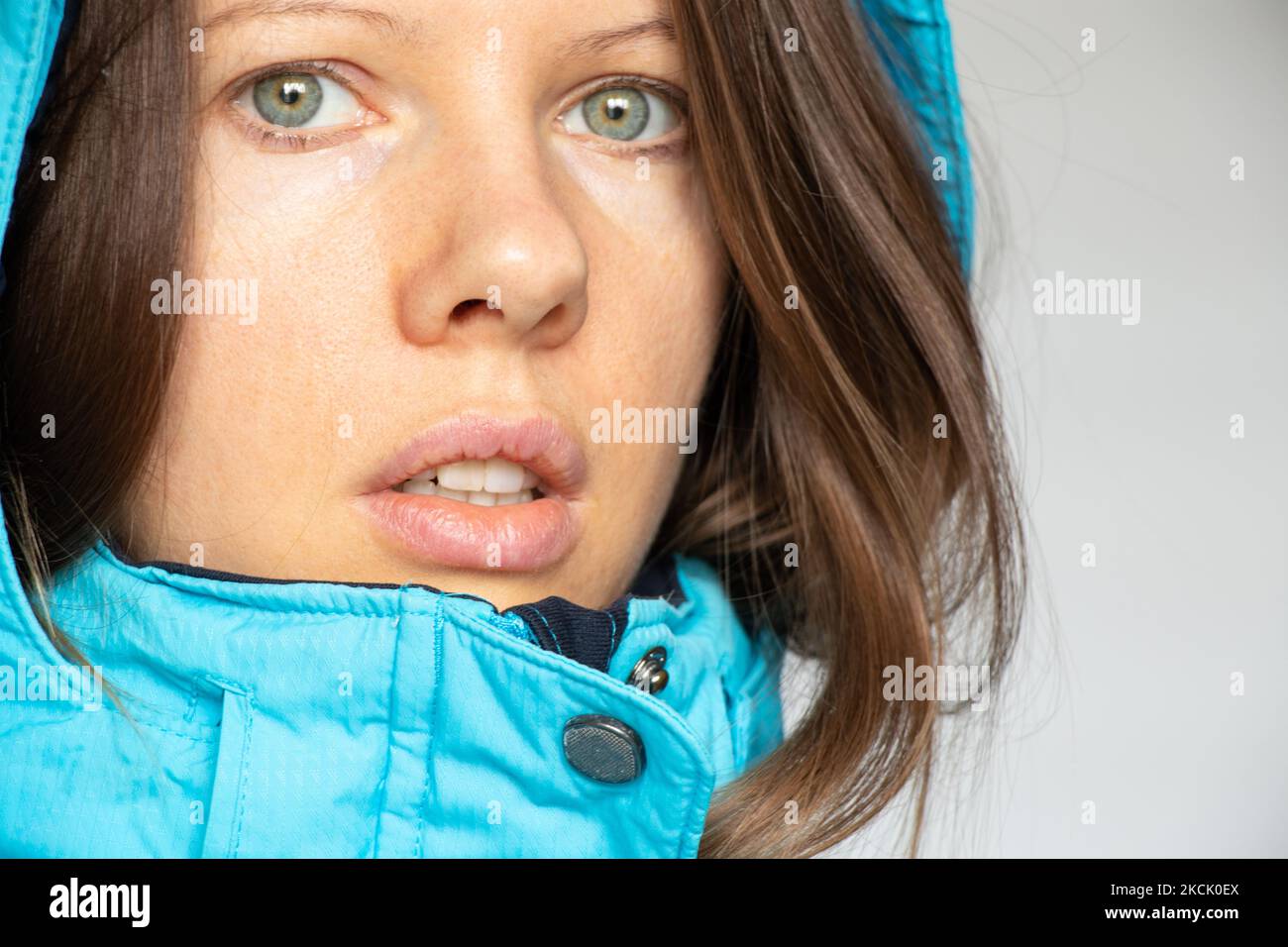 Hood on the head hi-res stock photography and images - Alamy