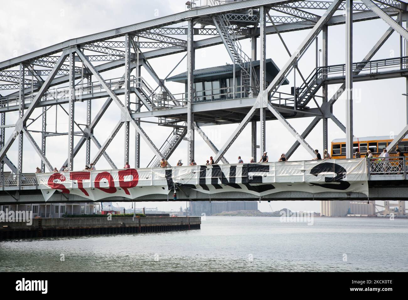 On Thursday, August 19 water protectors marched from the St. Louis ...