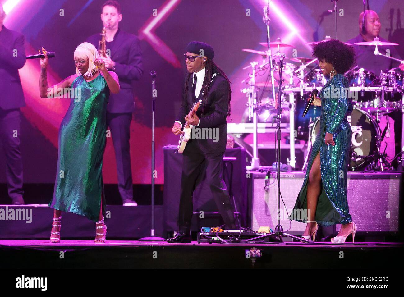 Nile ogers & Chic on stage during the Hardwick Live event during the ...