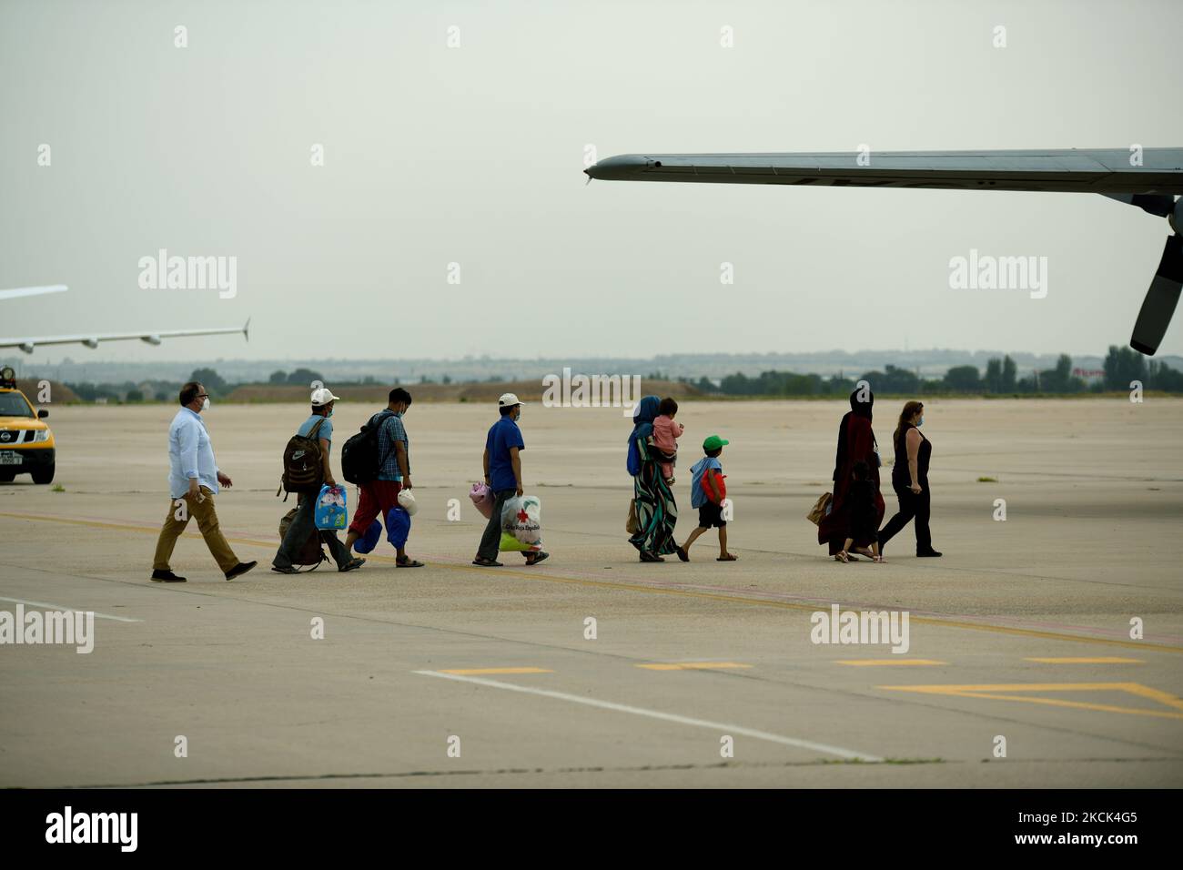 Afghan refugee plane hi-res stock photography and images - Alamy