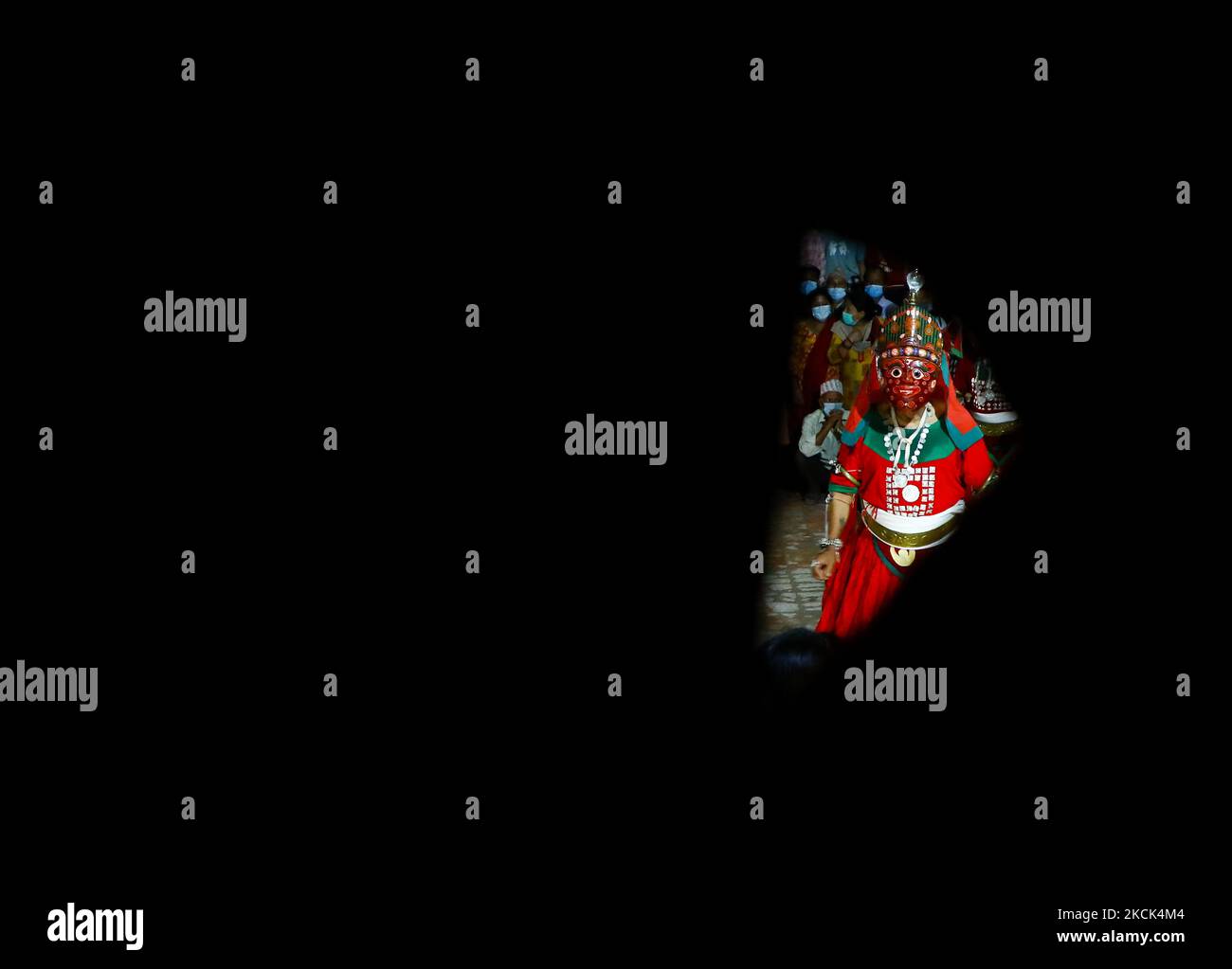 Nil barahi mask dance festival hi-res stock photography and images - Alamy