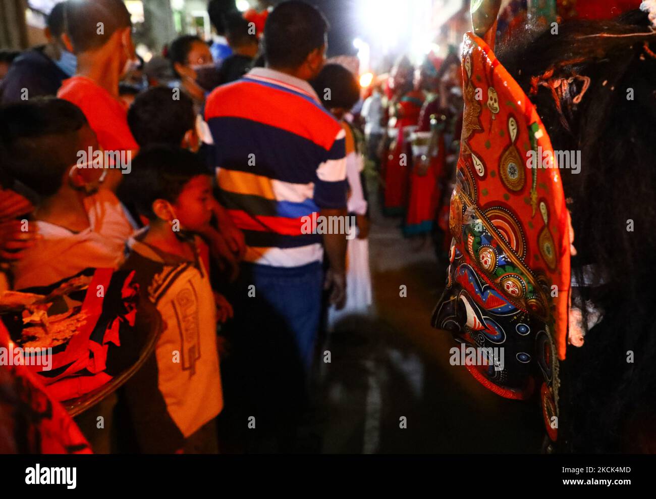 Nil barahi mask dance festival hi-res stock photography and images - Alamy