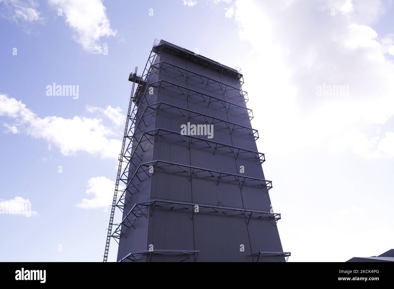 The High Bay as seen from inside the build site at SpaceX's South Texas ...