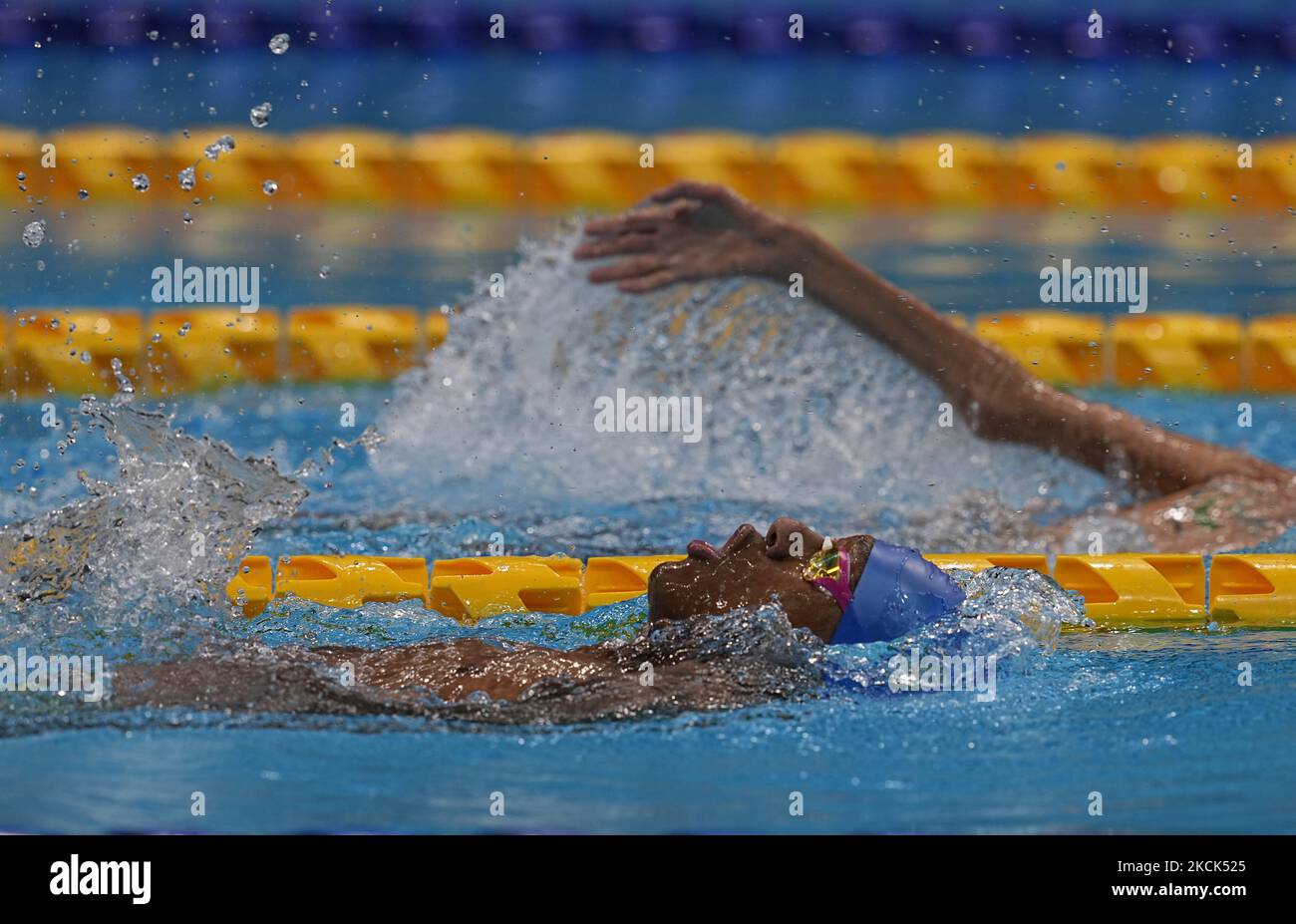 Gabriel Geraldo dos Santos Araujo from Brazil winning silver during ...