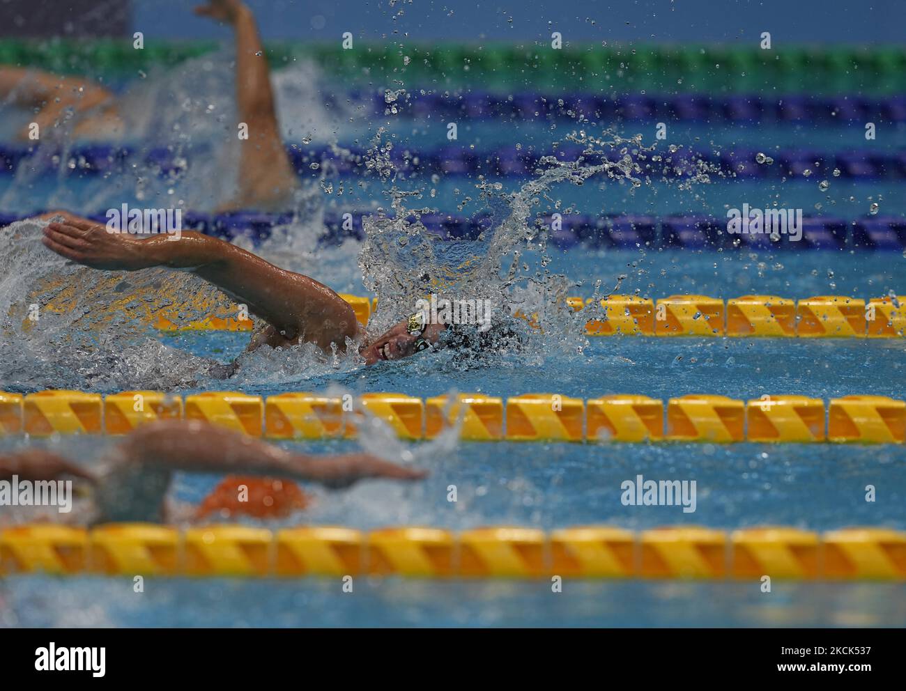 Elizabeth Marks from USA during swimming at the Tokyo Paraolympics ...