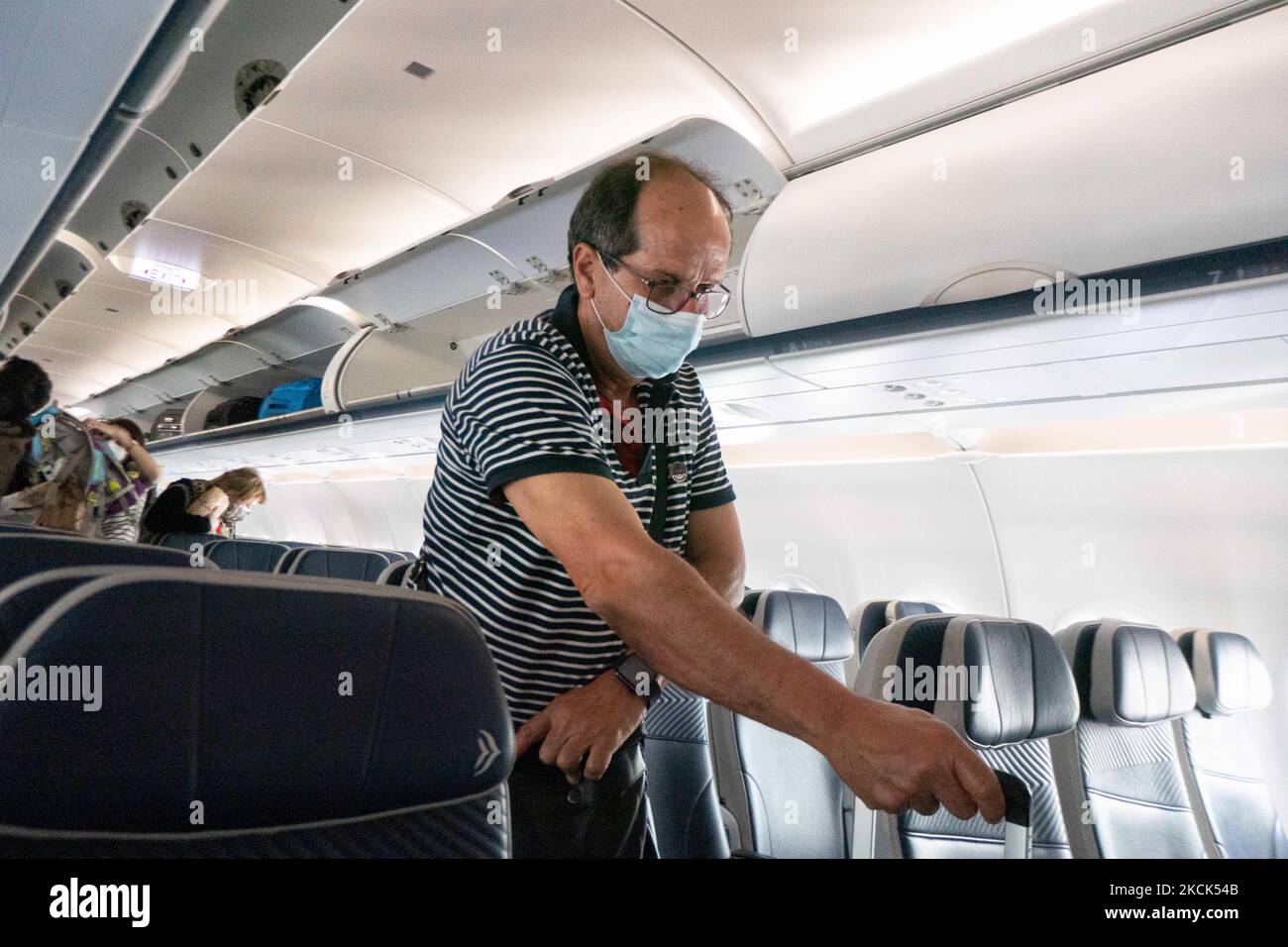 A320neo cabin hi-res stock photography and images - Alamy