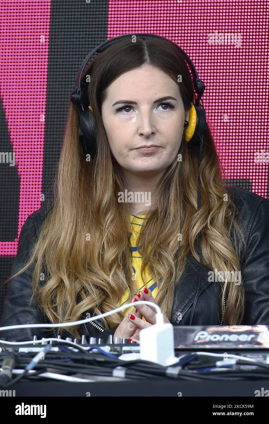 DJ Abbie McCarthy during The Hundred Women Final between Southern Brave ...