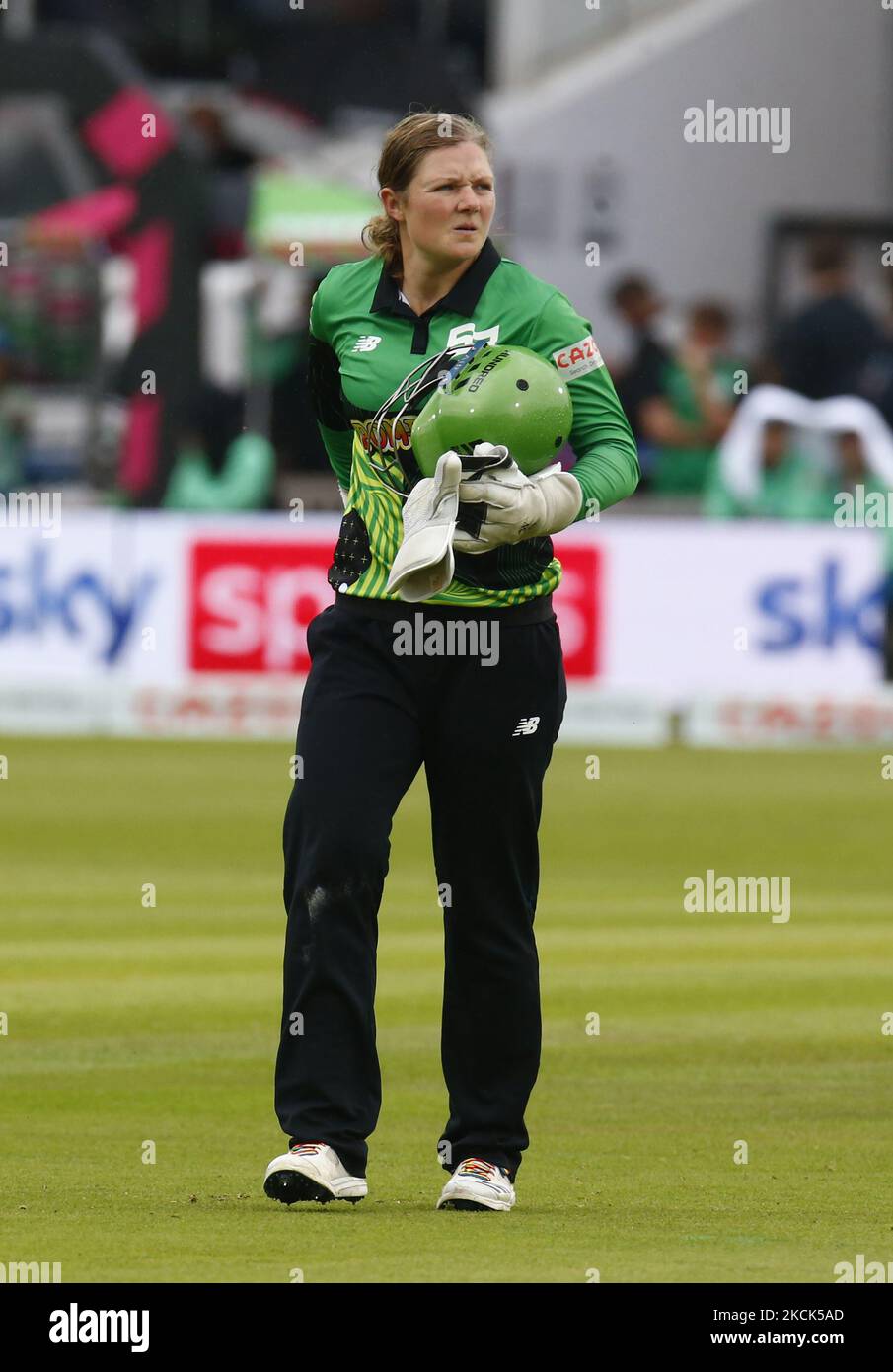 Carla Rudd of Southern Brave Women during The Hundred Women Final ...