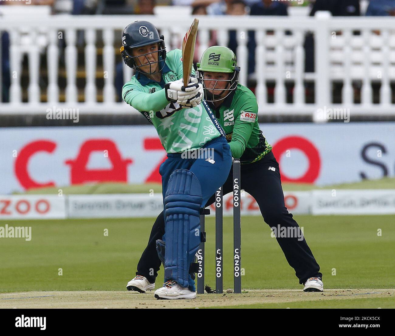 Georgia Adams of Oval Invincibles Women during The Hundred Women Final ...