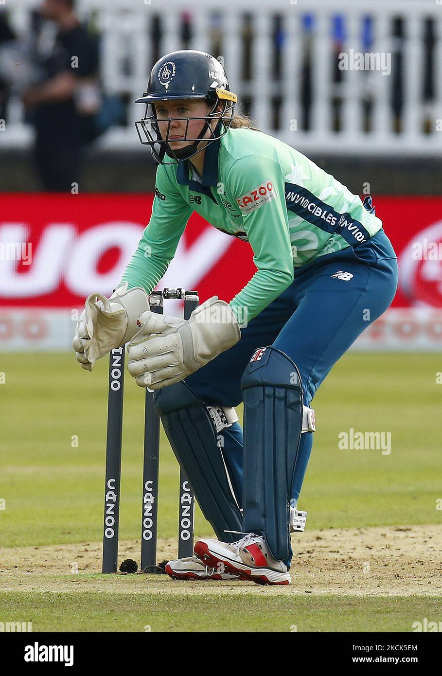 Sarah Bryce of Oval Invincibles Women during The Hundred Women Final ...