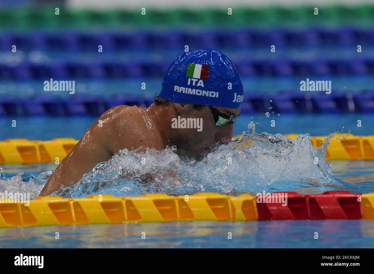 Stefano Raimondi from Italy winning gold during swimming at the Tokyo ...