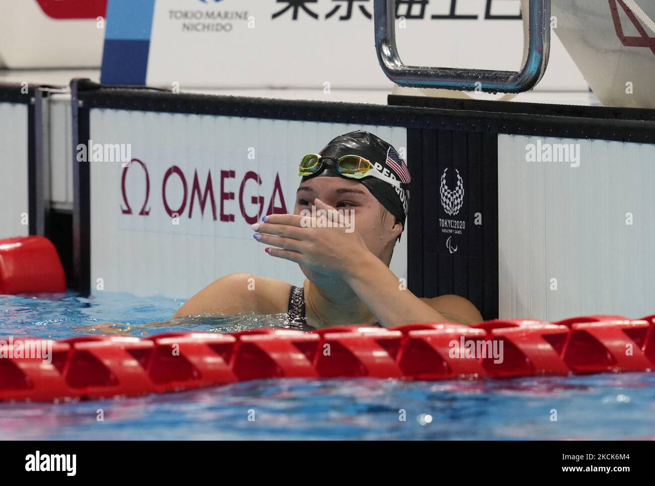 Gia Pergolini from USA winning gold and beating world record during ...