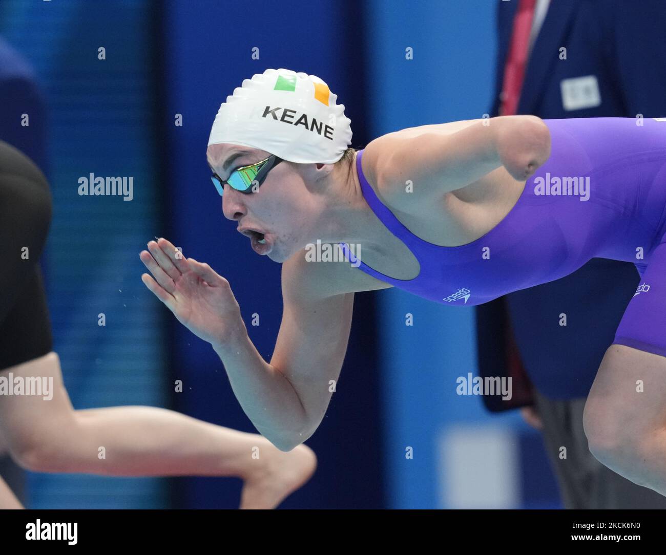 Ellen Keane from Ireland winning gold during swimming at the Tokyo ...