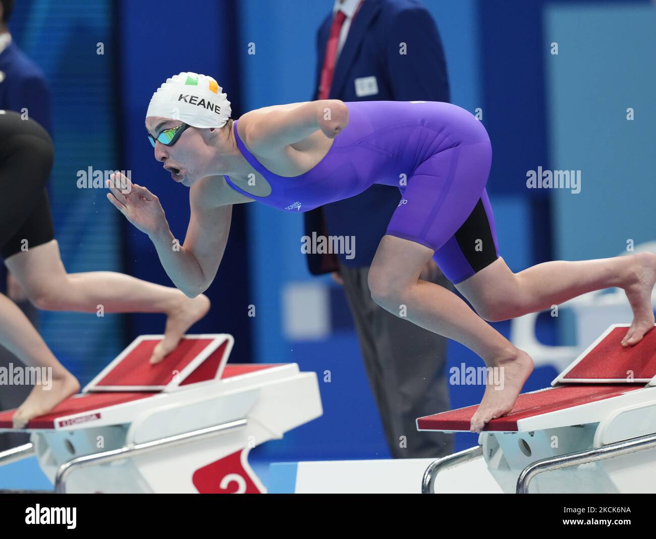 Ellen Keane from Ireland winning gold during swimming at the Tokyo ...