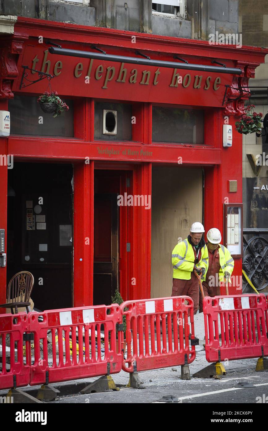 A general view of the Elephant House Cafe on George IV bridge on August ...