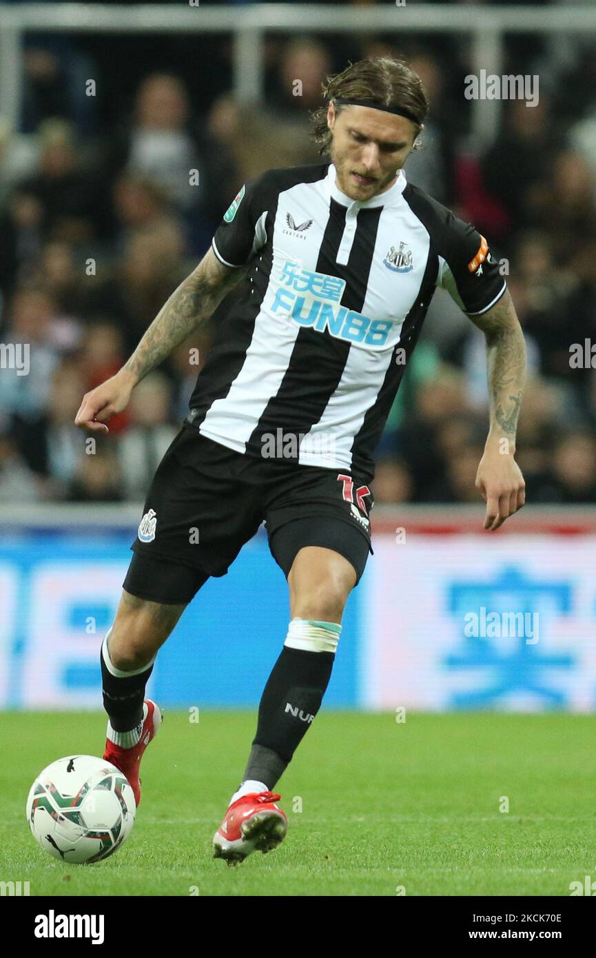 Jeff Hendrick of Newcastle United in action during the Carabao Cup ...