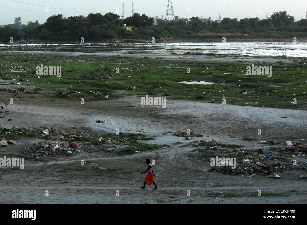 Polluted waters of yamuna river hi-res stock photography and images - Alamy
