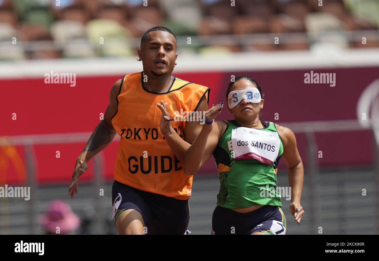 Jhulia Karal dos Santos from Brazil at 400m during athletics at the ...