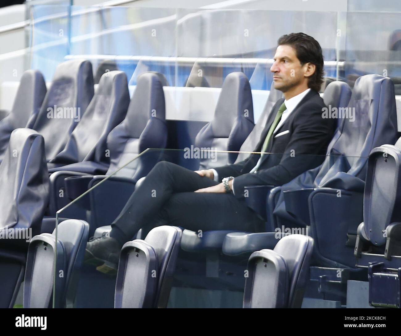 Antonio Jorge Rocha Simao manager of Pacos de Ferreira during Europa ...