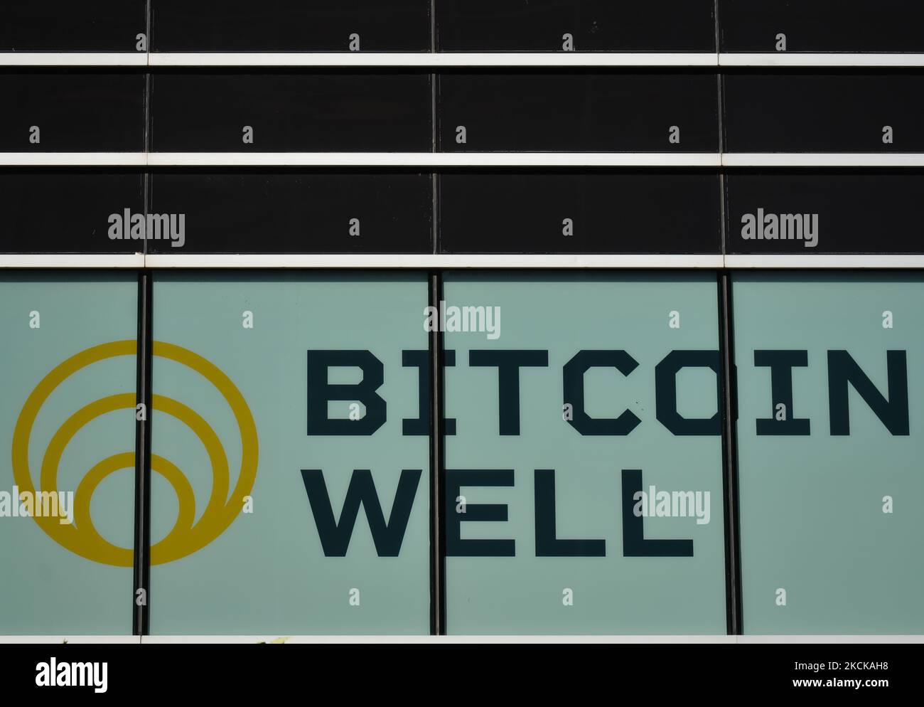 Bitcoin Well logo. On Tuesday, 17 August 2021, in Edmonton, Alberta ...