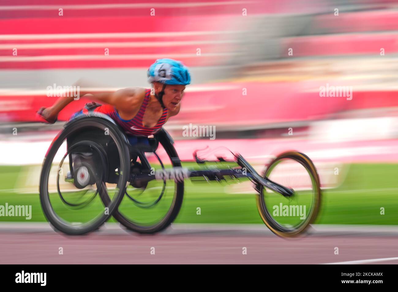 Susannah Scaroni from USA winning gold at 5000m during athletics at the ...