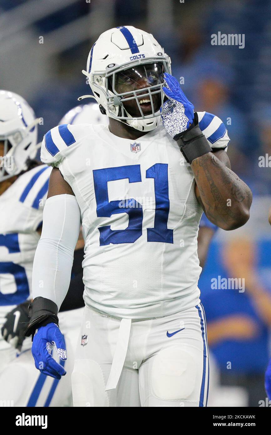 Indianapolis colts defensive end kwity paye hi-res stock photography ...