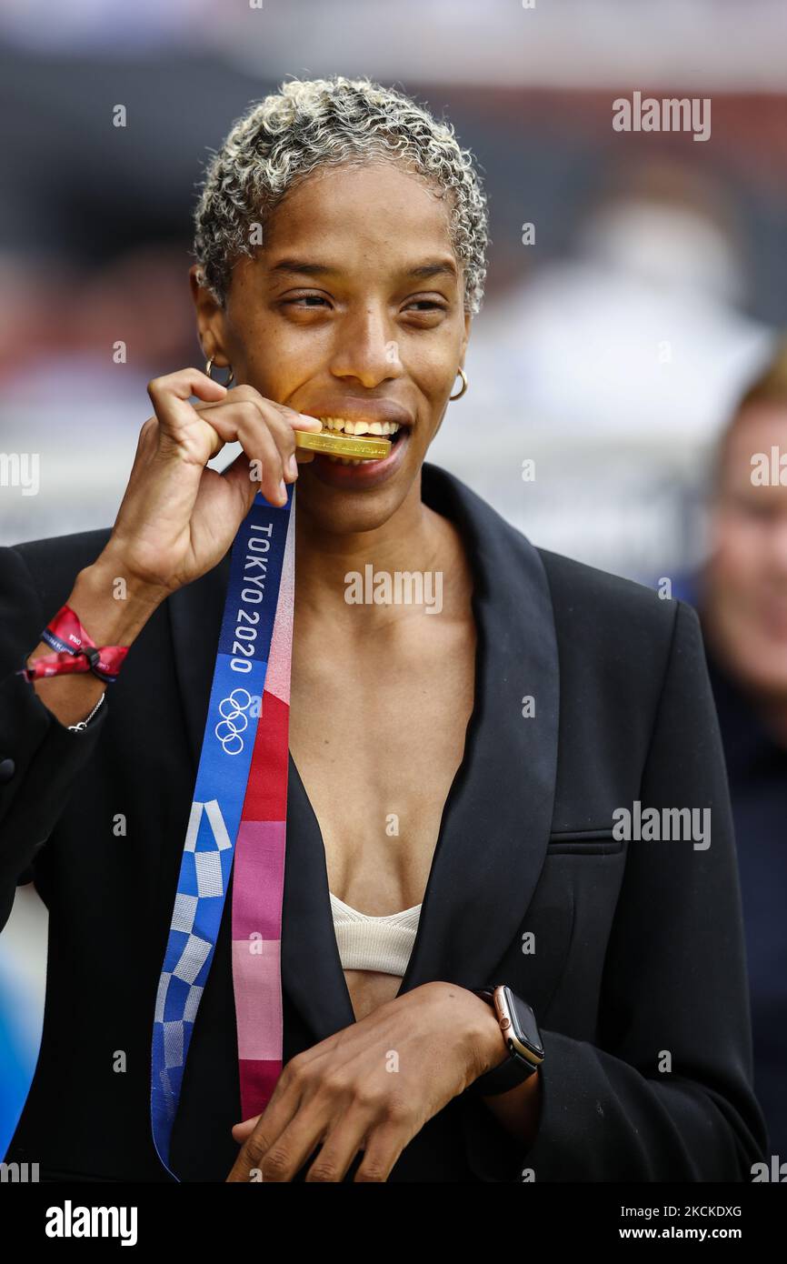 Yulimar Rojas athlete winner of triple jump gold medal during the La ...
