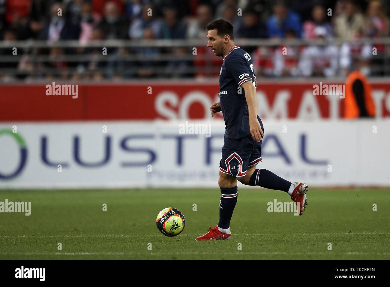 Lionel Messi of PSG during the Ligue 1 Uber Eats match between Reims ...