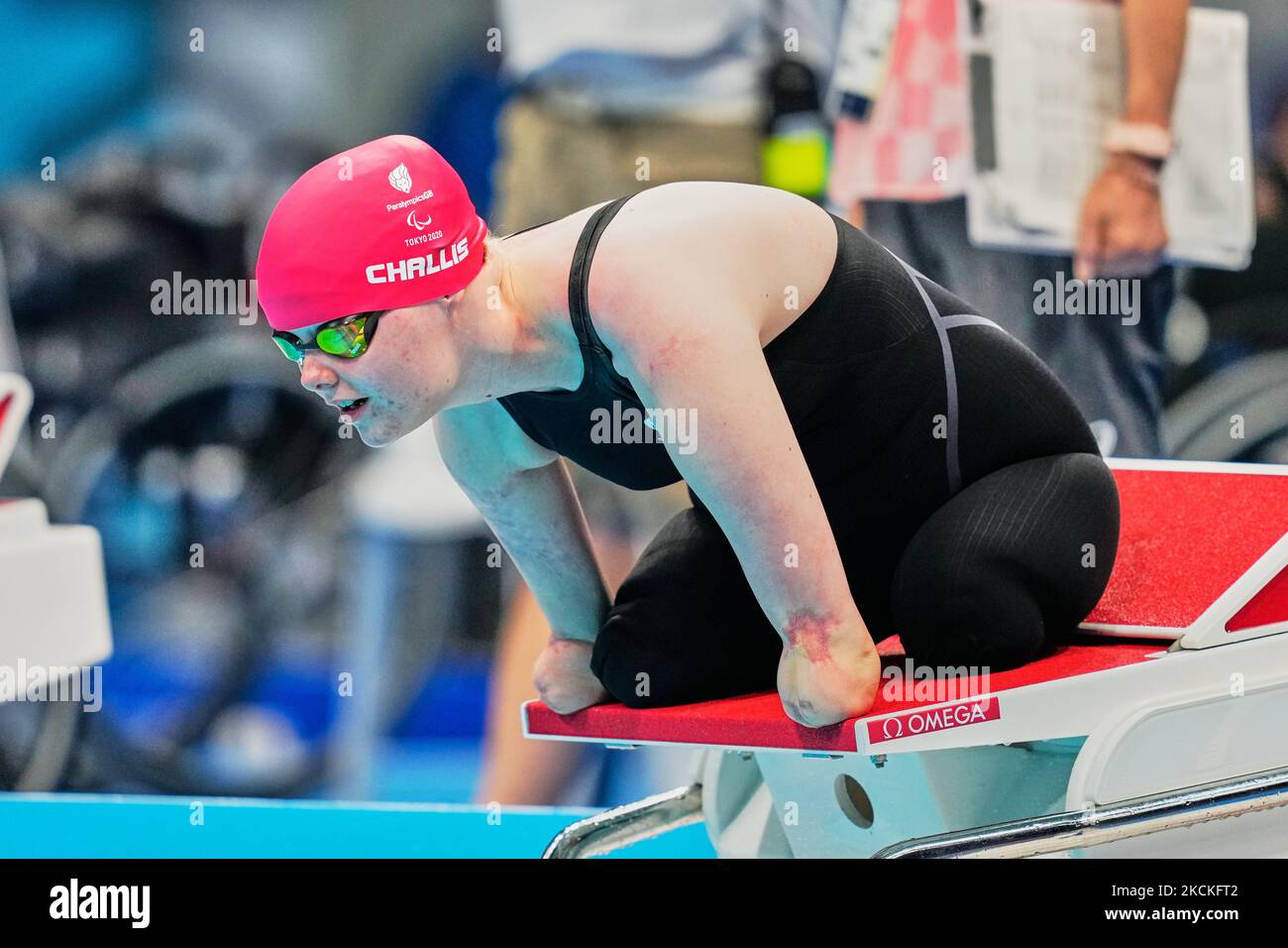 Ellie Challis from Great Britain at 100m during swimming at the Tokyo ...