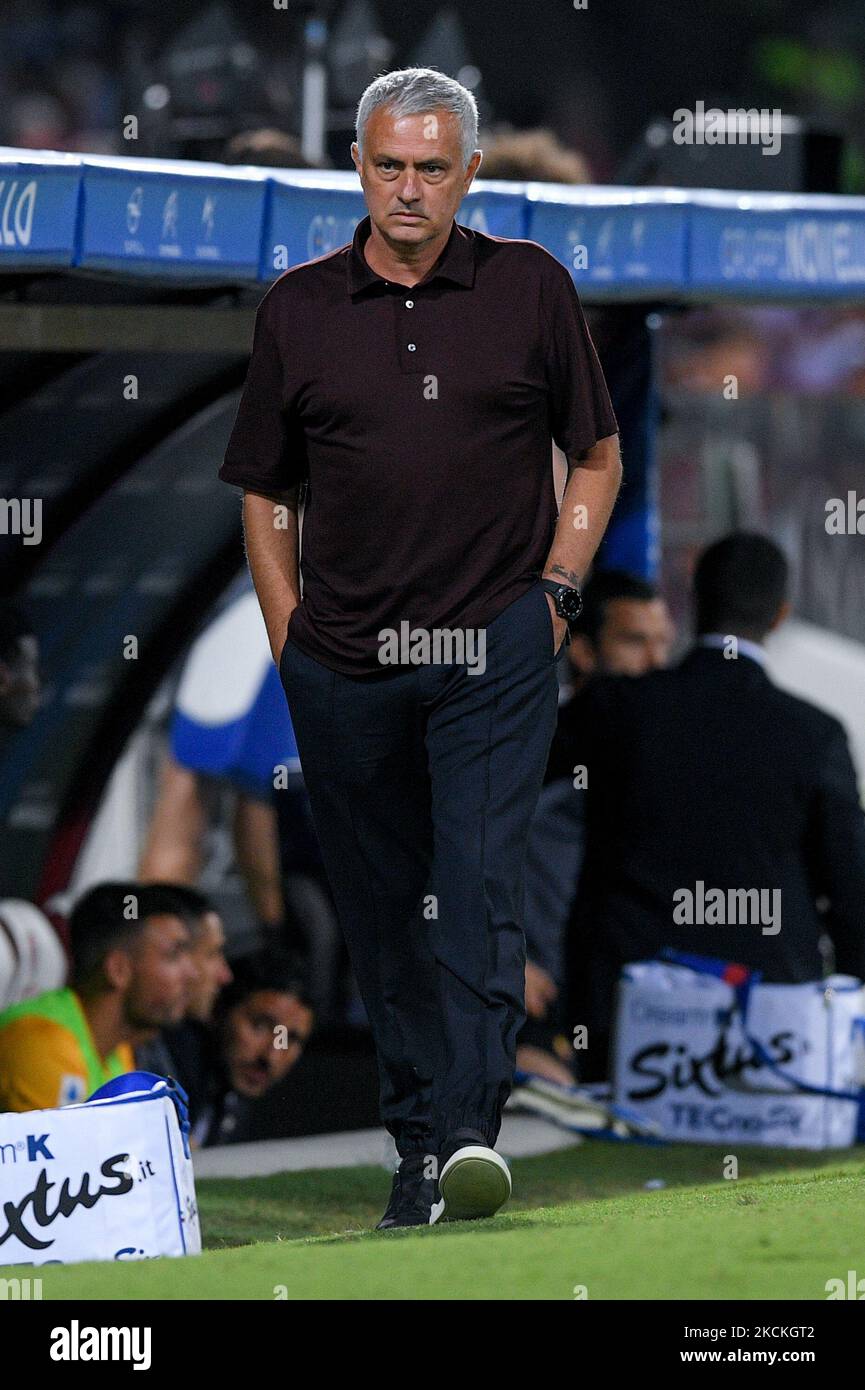 Jose Mourinho manager of AS Roma during the Serie A match between US ...