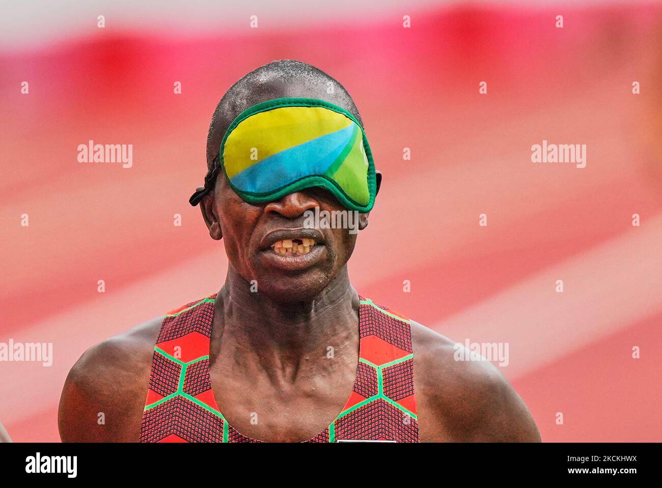 Erick Kiptoo Sang from Kenya at 1500m during athletics at the Tokyo Paralympics, Tokyo Olympic ...