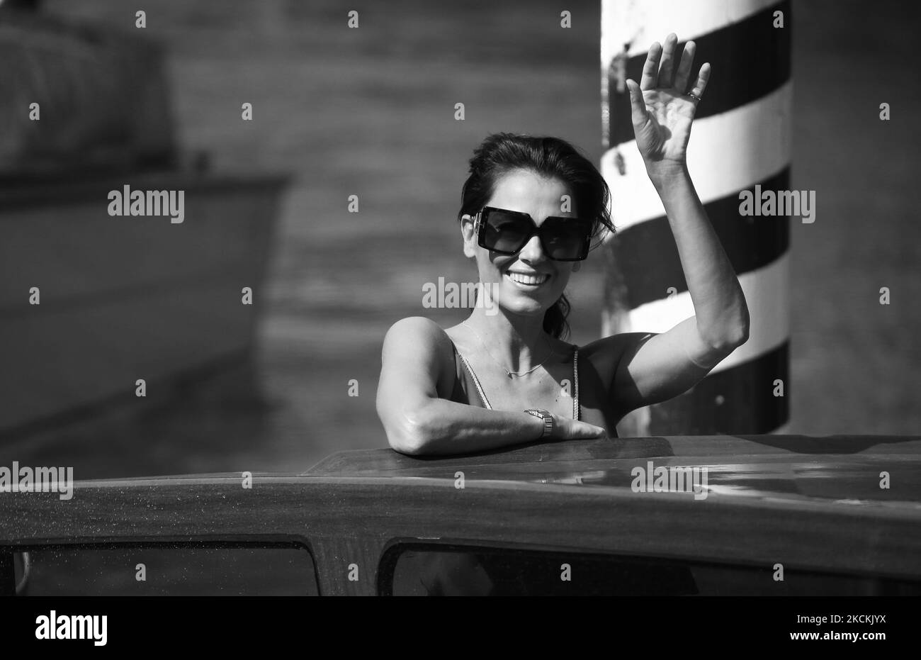 (EDITOR'S NOTE: Image was converted to black and white) Giorgia Surina ...