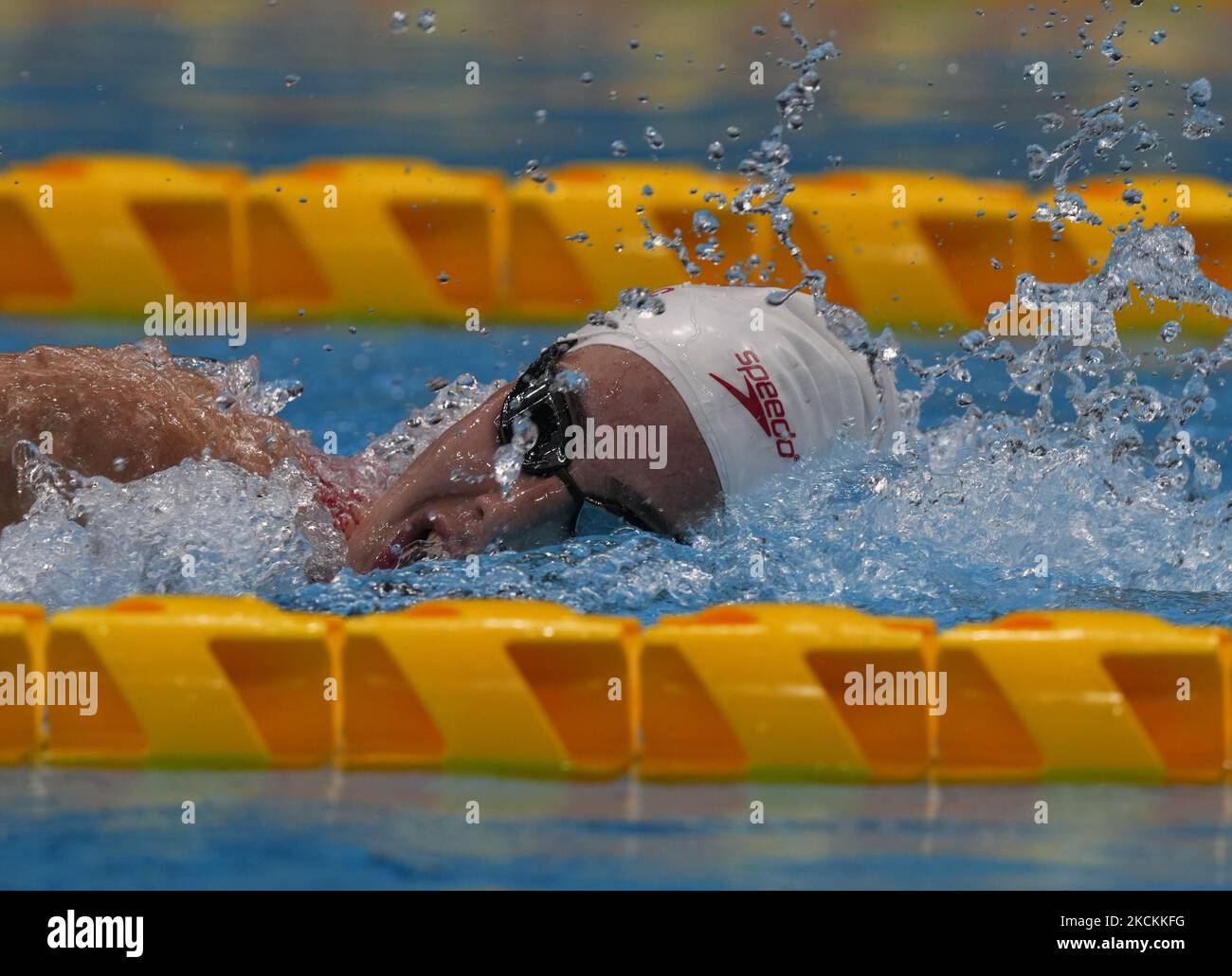 Aurelie Rivard from Canada winning at 400m during swimming at the Tokyo ...