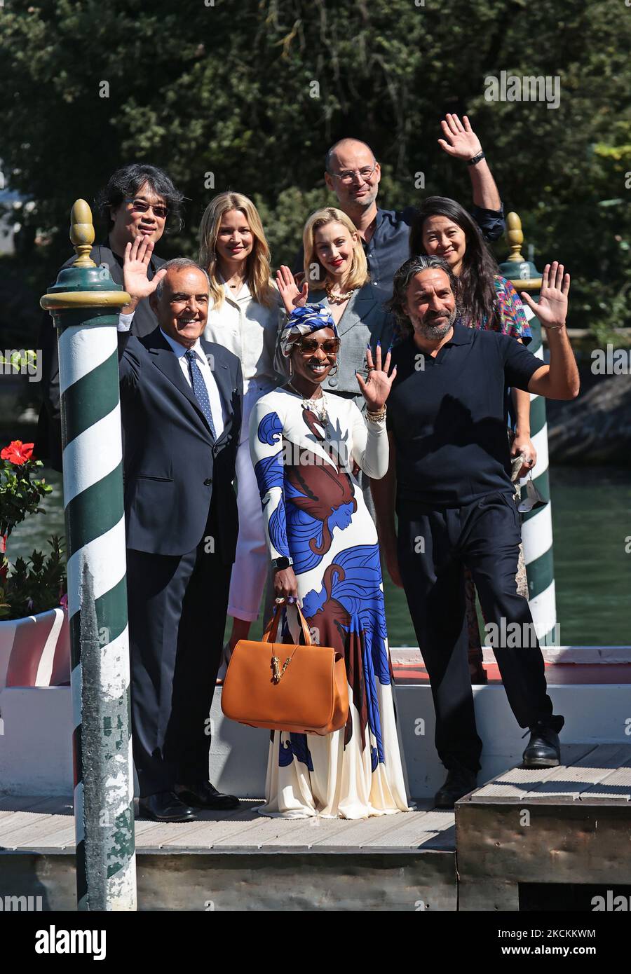 Director of Biennale Cinema Alberto Barbera, Jury President Bong Joon ...