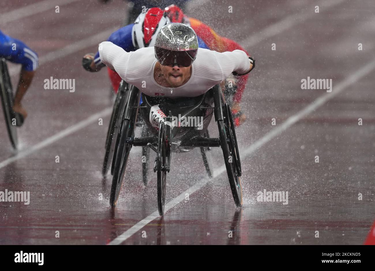 Marcel Hug from Switzerland winning gold at 800m during athletics at ...