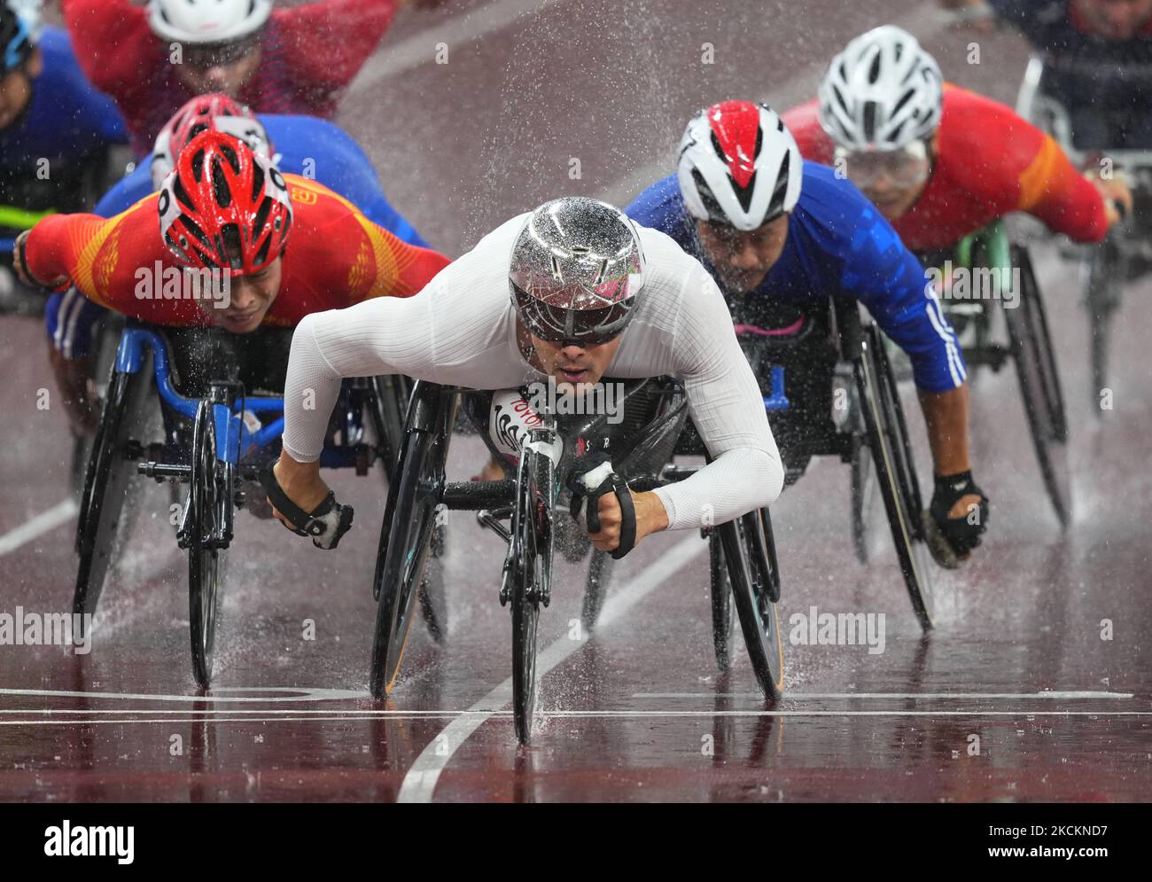 Marcel Hug from Switzerland winning gold at 800m during athletics at ...