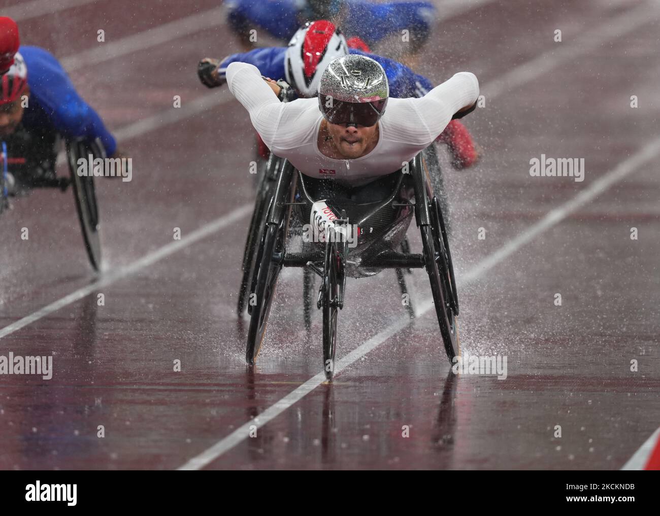 Marcel Hug from Switzerland winning gold at 800m during athletics at ...
