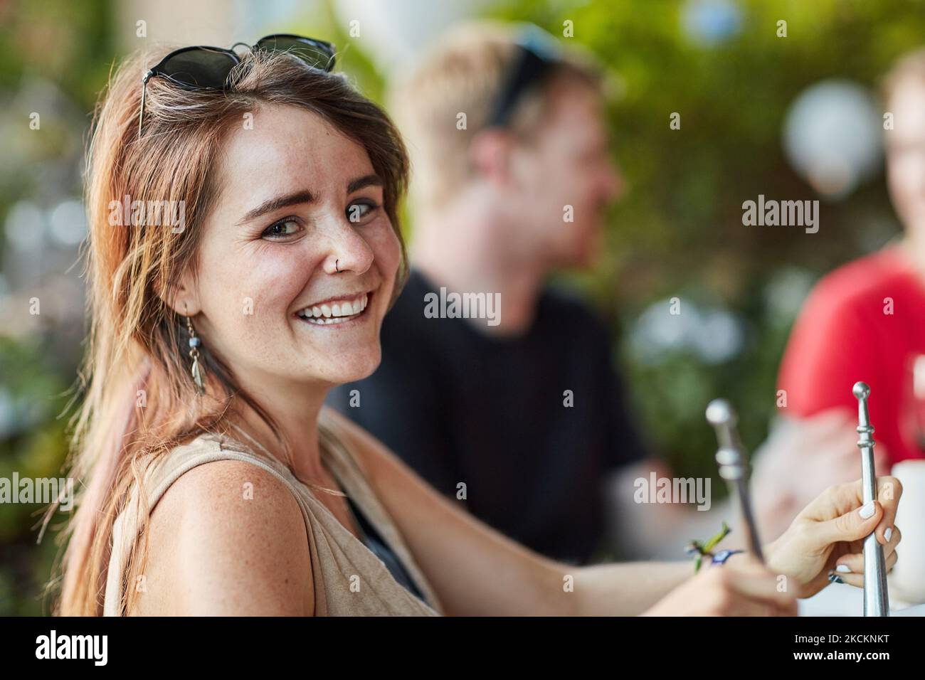 Happiness starts with the people youre with. Portrait of a happy young ...