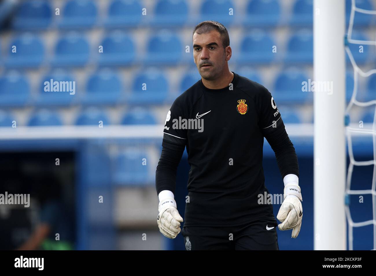 Manolo Reina of Mallorca during the La Liga Santander match between ...