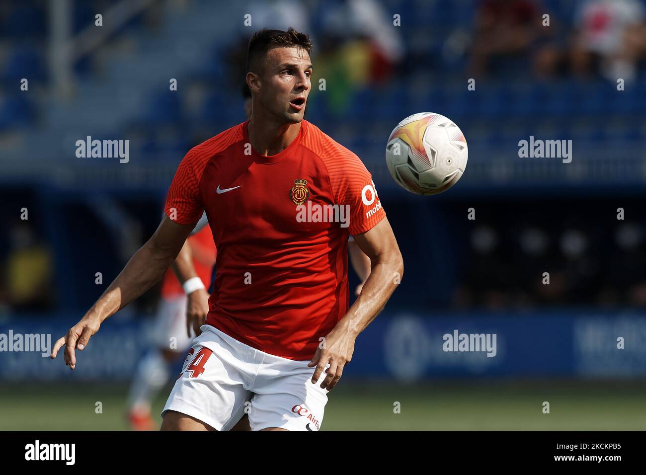 Martin Valjent of Mallorca during the La Liga Santander match between ...
