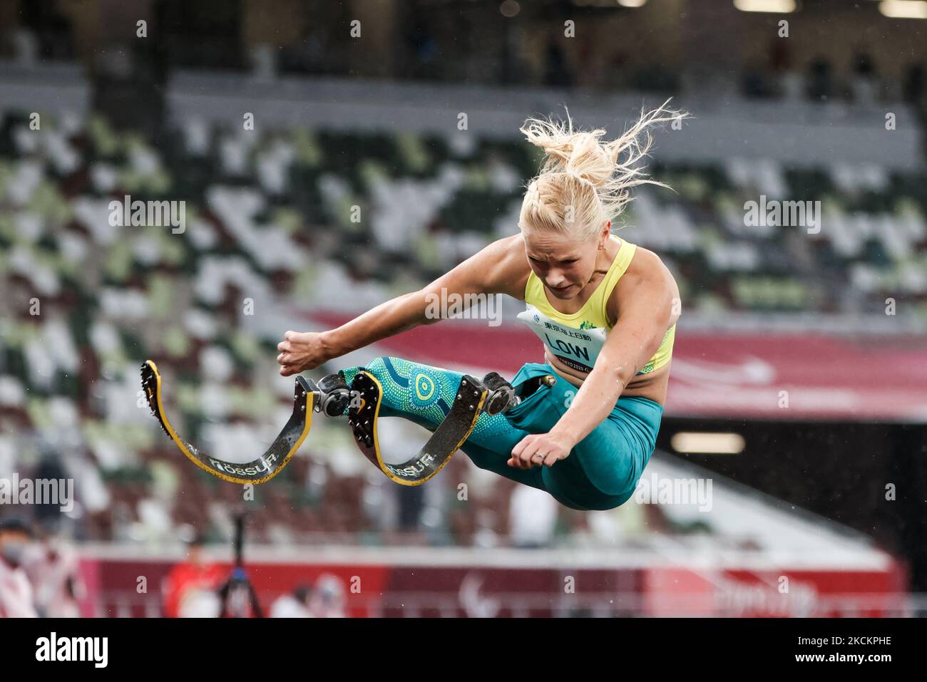 02/09/2021 Tokyo, Japan. Vanessa Low (AUS) competes during Women’s Long ...