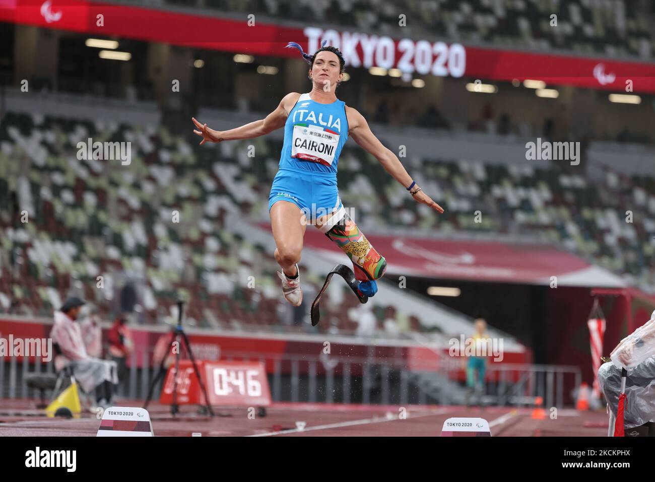 02/09/2021 Tokyo, Japan. Martina Caironi (ITA) competes during Women’s ...