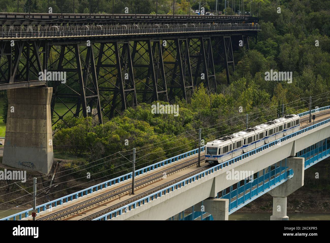 High Level bridge and LRT bridge in Edmonton. On Thursday, 2 September ...