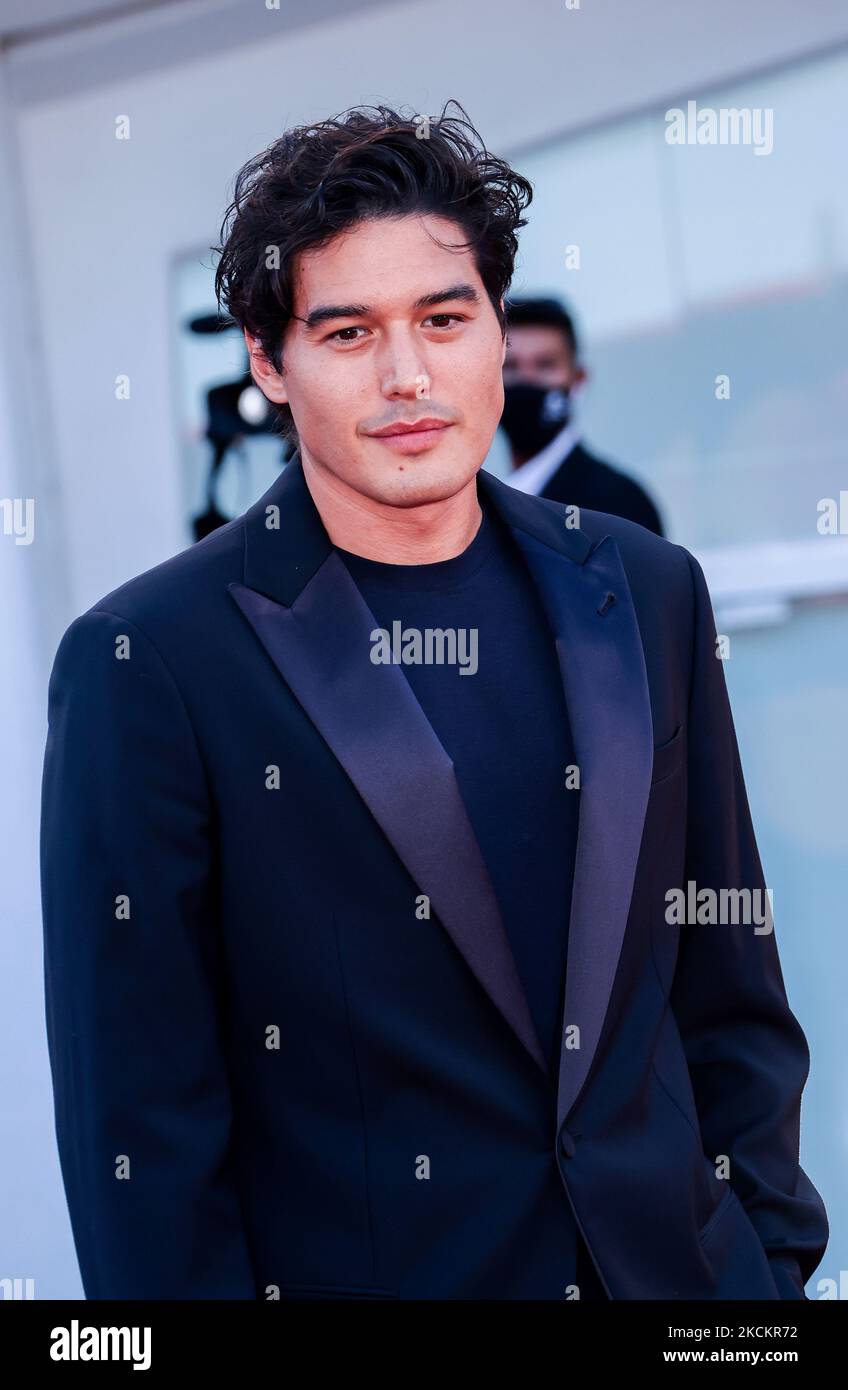 Cristiano Caccamo arrives for the screening of the film "E' stata la ...