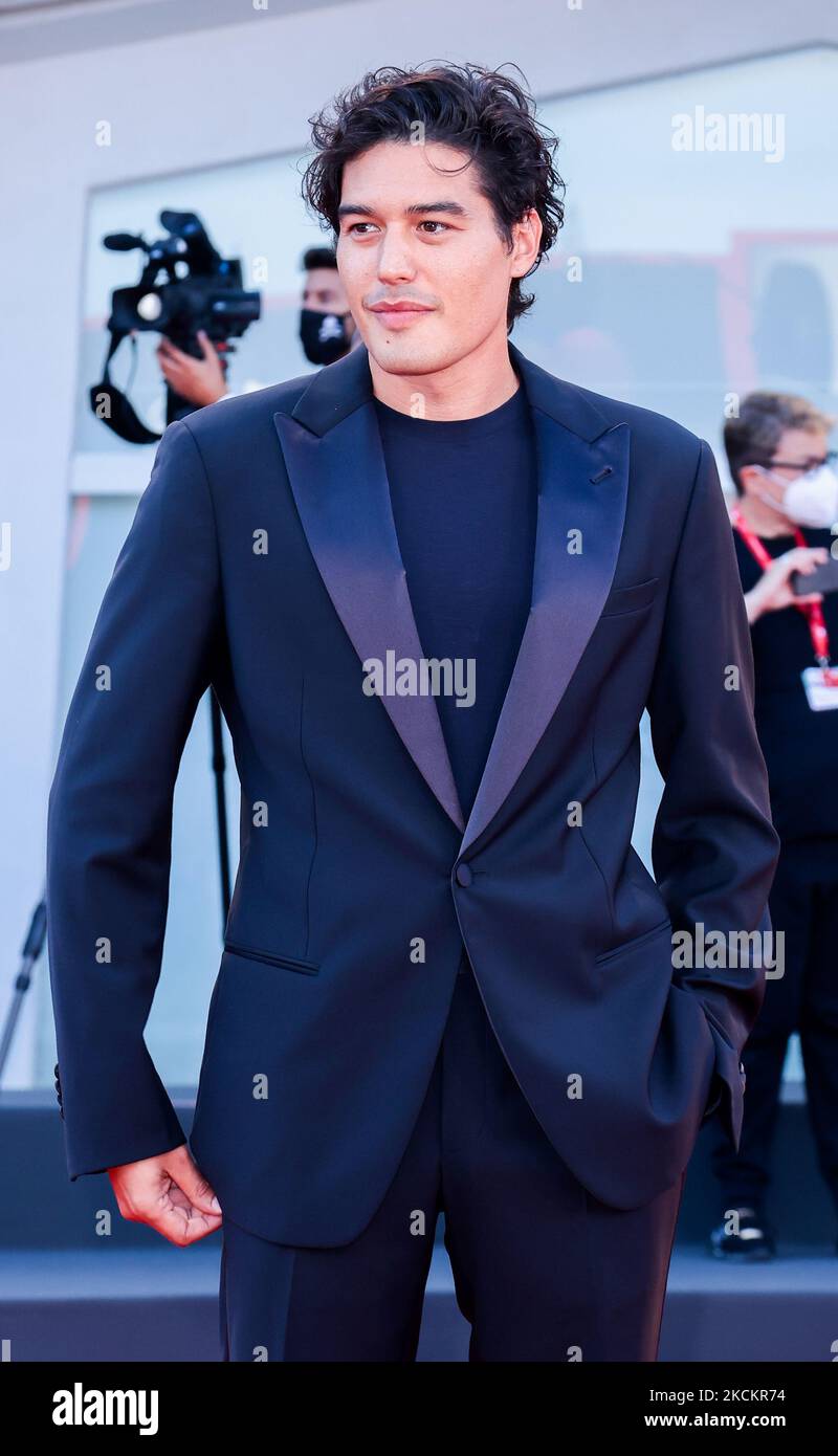 Cristiano Caccamo arrives for the screening of the film "E' stata la ...
