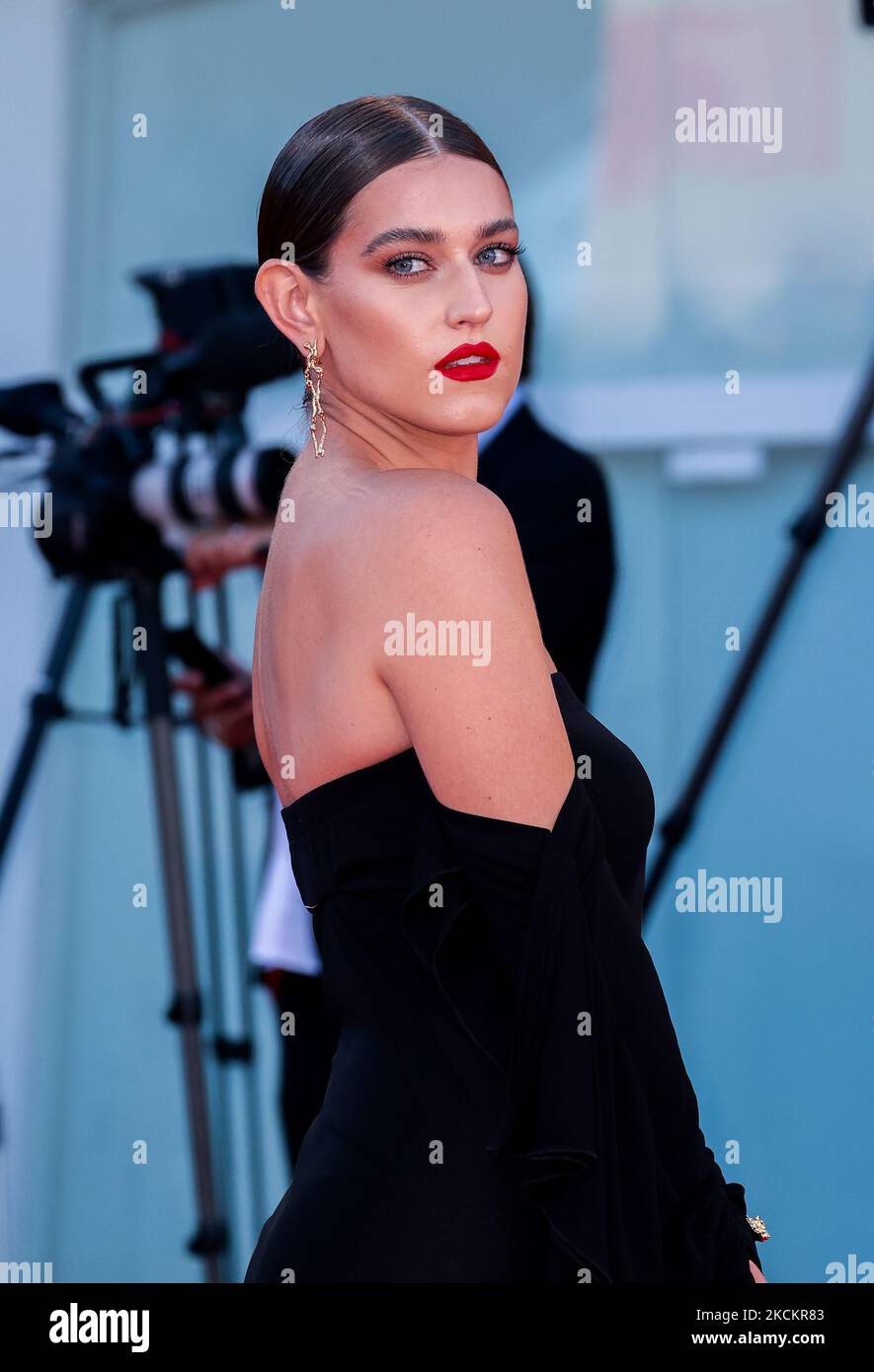 Gaia Gozzi arrives for the screening of the film "E' stata la mano di ...